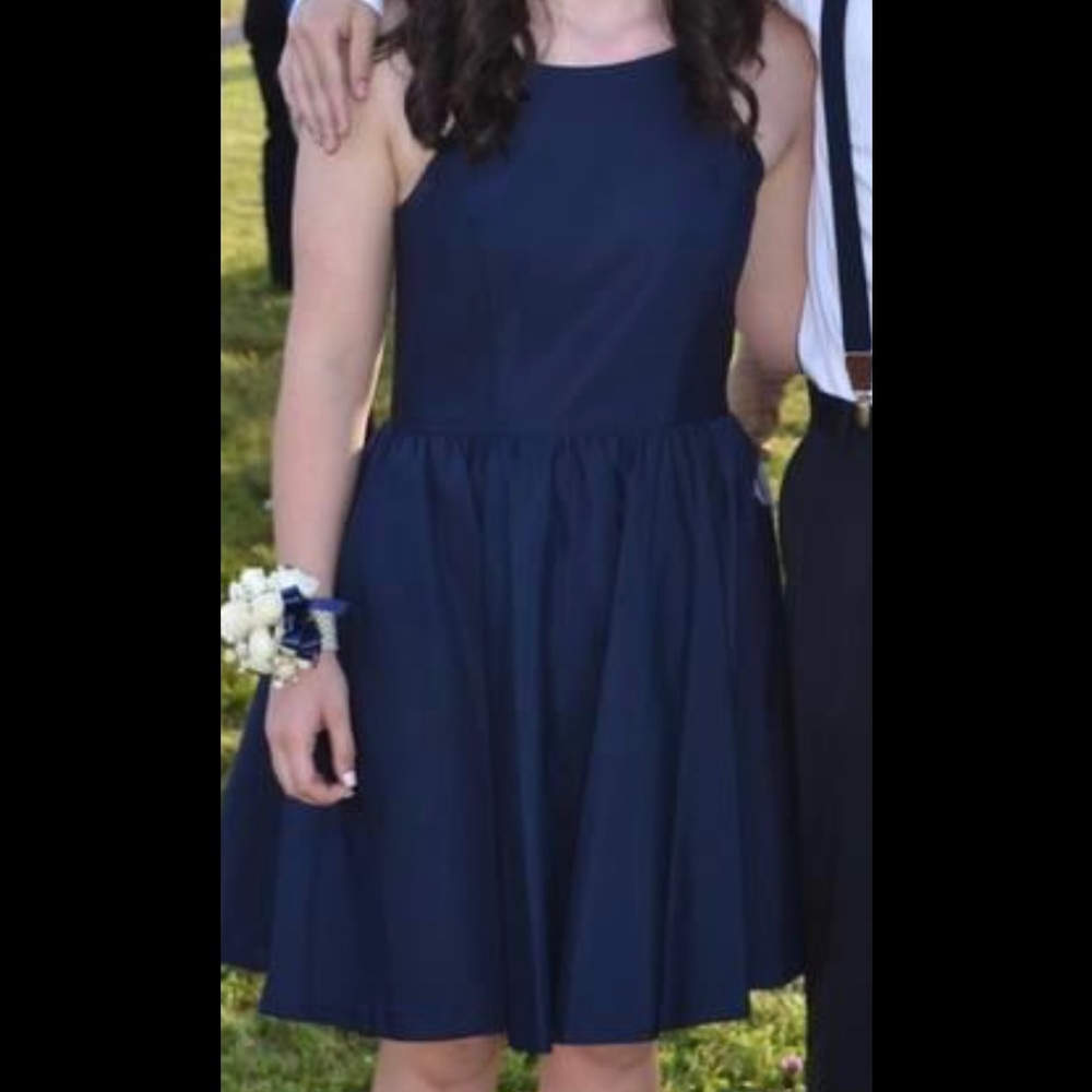 Beautiful Navy Blue Semi Formal/Prom Dress. Worn Once… - Gem